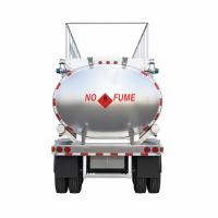 China Dual Axle 33m³-38m³ High-Tensile Carbon Steel Oil tanker Trailer for Fuel Distribution for sale