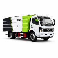 China New Energy 8CBM Pure Electric Vacuum Road Sweeper Truck for Outdoor Sanitation Cleaning for sale