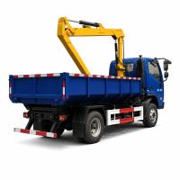 China Vehicle-Mounted Grab Sludge Dredging Tank Semi-Trailer, Q235 High-Strength Steel Structure for sale