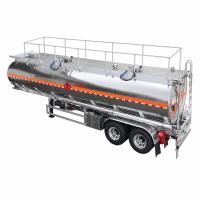 China Carbon Steel Oil Tank Semi-Trailer Dual Axle, 33000L/38000L Capacity for Diesel & Gasoline Transport for sale