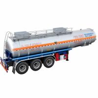 China 42CBM Bottom Discharge Tank Semi-Trailer with PTFE Lining for Corrosive Chemical Transport for sale
