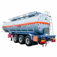 China Safe Chemical Transport Semi-Trailer, 3 Axles 24000L PE Lining Hydrochloric Acid Storage Tank for sale