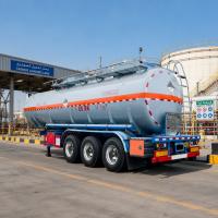 China Safe Chemical Transport Semi-Trailer, 3 Axles 24000L PE Lining Hydrochloric Acid Storage Tank for sale
