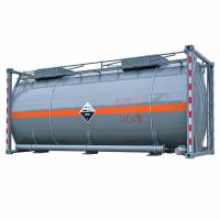 China Chemical Transport ISO Tank Container 20ft 30ft 40ft, Custom Built with 605824382591mm Outer Dimension for sale