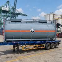 China Chemical Transport ISO Tank Container 20ft 30ft 40ft, Custom Built with 605824382591mm Outer Dimension for sale