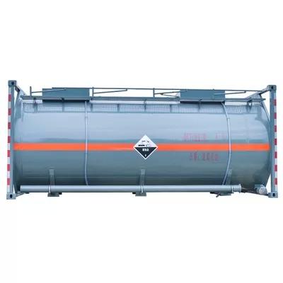 China Custom Chemical Liquid ISO Tank Container 20ft 30ft 40ft, External Dimensions 605824382591mm for Multi-modal Transport for sale