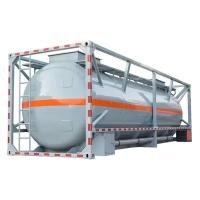 China 20ft & 30ft Fuel Oil ISO Tank Container, 25000-28000L Large Capacity Liquid Storage & Transport Tank Container for sale