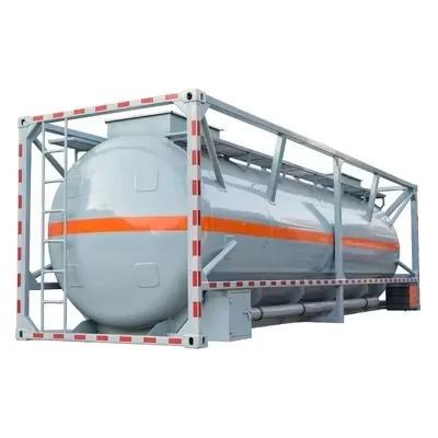 China 20ft & 30ft Fuel Oil ISO Tank Container, 25000-28000L Large Capacity Liquid Storage & Transport Tank Container for sale