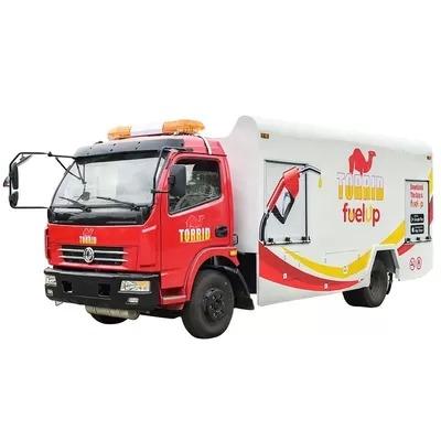 China 1-10 Ton Load 4X2 Manual Gearbox Mobile Refuel Truck, Fuel Oil Transport Tank Vehicle for sale