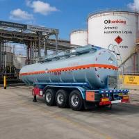 China 3 Axles PE Lining Hydrochloric Acid Tank Semi-Trailer for sale