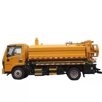 China Sanitation Cleaning Truck 4x2 Manual Transmission for Sewage Cleaning Septic Tank Pumping and Sewer Dredging Operations for sale
