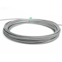 China 1.6mm 1.8mm 2.0mm 2.5mm 3.0mm Galvanized Steel Cable 1x19 Steel Wire Rope For Brake Cable for sale
