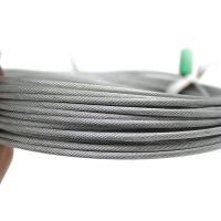 China 1x19 Galvanized Steel Wire Rope 2.0mm 2.5mm 3.0mm Stranded Wire Rope For Brake Cable for sale