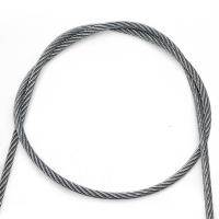 China 2.0mm 3.0mm 1.5mm Steel Wire Rope 7x7 Steel Core Wire Rope For Bundle Fence Traction for sale