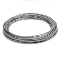 China 6x7+FC Flexible Steel Wire Rope 3mm 4mm 5mm Galvanized Steel Strand 6*7+Pp Wire Rope Sling for sale