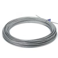 China 6x19+FC Fiber Core Galvanized Steel Wire Cable 4mm 6mm 8mm  For Crane Mining Construction Ship for sale