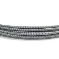 China 1.6mm 1.8mm 2.0mm 2.5mm 3.0mm Galvanized Steel Cable 1x19 Steel Wire Rope For Brake Cable for sale