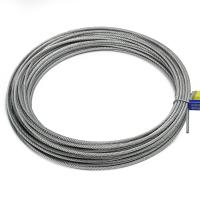 China 6X7+FC Galvanized Steel Wire Rope 2.0mm 3.0mm 4mm Galvanized Wire Rope for sale