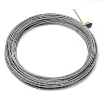 China 2.0mm 3.0mm 1.5mm Steel Wire Rope 7x7 Steel Core Wire Rope For Bundle Fence Traction for sale