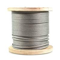 China 1.0mm 1.2mm 1.5mm 1x19 Galvanized Wire Rope For Control Cable Inner Wire Rope for sale