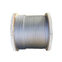 China 7x19 Galvanized Steel Wire Rope 6mm 8mm 10mm 12mm 6*19+IWRC Galvanized Wire Rope for sale