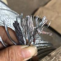 China 6x12+7FC Galvanized Steel Wire Rope 3mm 4.0mm 5.0mm Flexible Torsion Resistant for sale