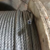 China 6x12+7FC Galvanized Steel Wire Rope 3mm 4.0mm 5.0mm Flexible Torsion Resistant for sale