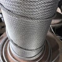 China 6x12+7FC Galvanized Steel Wire Rope 3mm 4.0mm 5.0mm Flexible Torsion Resistant for sale