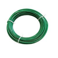 China 1.5mm 2mm 3mm Stainless Steel Wire Rope PVC Coated 7x19 7x7 SS Wire Rope for sale
