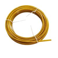 China 1.5mm 2mm 3mm Stainless Steel Wire Rope PVC Coated 7x19 7x7 SS Wire Rope for sale