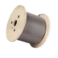 China 7x19 304 316 SS Wire Rope Sling Steel Strand 8mm 10mm Stainless Steel Cable for sale