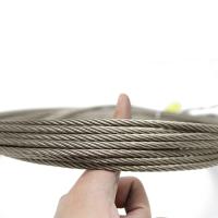 China AISI 304 316 Stainless Steel Wire Rope 7x7 4mm 5mm 6mm Crane Wire Rope for sale