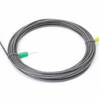 China 7x19 304 316 SS Wire Rope Sling Steel Strand 8mm 10mm Stainless Steel Cable for sale