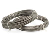 China AISI 304 316 Stainless Steel Wire Rope 7x7 4mm 5mm 6mm Crane Wire Rope for sale