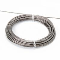 China 7x19 Stainless Steel Wire Rope 0.8mm-14mm 304 Stainless Steel Wire Cable For Fishing Industrial for sale