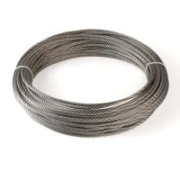 China 1x19 Stainless Steel Wire Rope , 316 Stainless Steel Cable 0.45mm-3.0mm DIN EN12385-4 for sale