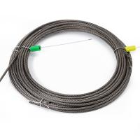 China 1x7 Stainless Steel Wire Rope 1mm 1.5mm 2mm Aisi 304 316 Stainless Steel Wire Cable for sale