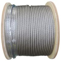 China AISI 304 316 Stainless Steel Wire Rope 7x7 4mm 5mm 6mm Crane Wire Rope for sale