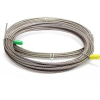 China 316 Stainless Steel Stranded Cable 1x7 Inox SS304 Wire Rope Sling 0.8 1.0 1.2mm for sale