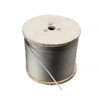 China 1x19 Stainless Steel Wire Rope , 316 Stainless Steel Cable 0.45mm-3.0mm DIN EN12385-4 for sale