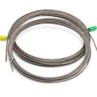 China 316 Stainless Steel Stranded Cable 1x7 Inox SS304 Wire Rope Sling 0.8 1.0 1.2mm for sale