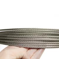 China 304 316 Stainless Steel Wire Rope 6mm 7x19 8mm 10mm 12mm Stainless Steel Wire Cable for sale