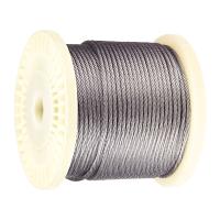 China SUS304 316 Stainless Steel Wire Rope 1.5mm 2.0mm 2.5mm 1x19 Stainless Steel Cable for sale