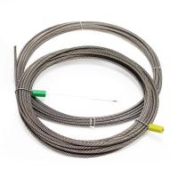 China 304 316 Stainless Steel Wire Rope AISI  7x7 3.0 4.0 5mm Stainless Steel Cable for sale