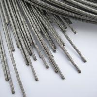 China 7x7 Stainless Steel Wire Rope SS304 316 0.5mm-6mm Steel Cable For Clothesline / Fence for sale