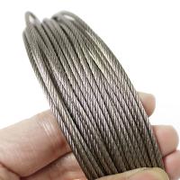 China 0.4mm-5mm Stainless Steel Wire Rope 1x19  For Traction Drive for sale