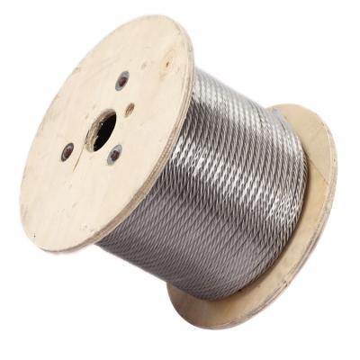 China 0.4mm-5mm Stainless Steel Wire Rope 1x19  For Traction Drive for sale