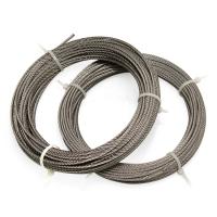 China 304 316 Stainless Steel Wire Rope AISI  7x7 3.0 4.0 5mm Stainless Steel Cable for sale