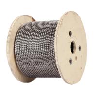China 0.3mm-6mm Stainless Steel Wire Rope 1x7 For Hanging Traction / Guardrail for sale