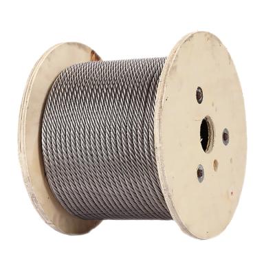 China 0.3mm-6mm Stainless Steel Wire Rope 1x7 For Hanging Traction / Guardrail for sale